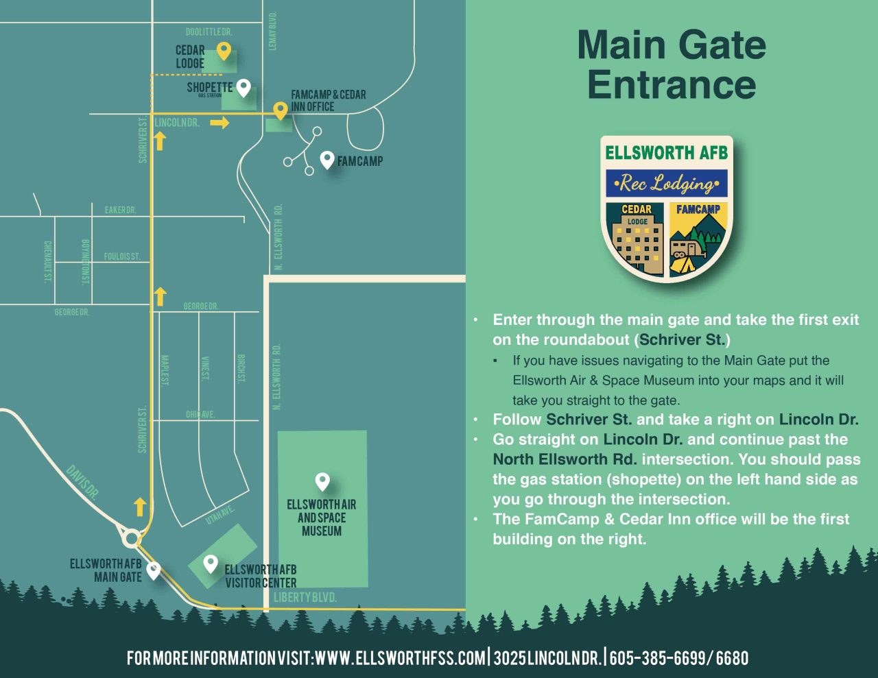 Cedar Inn | Ellsworth Air Force Base